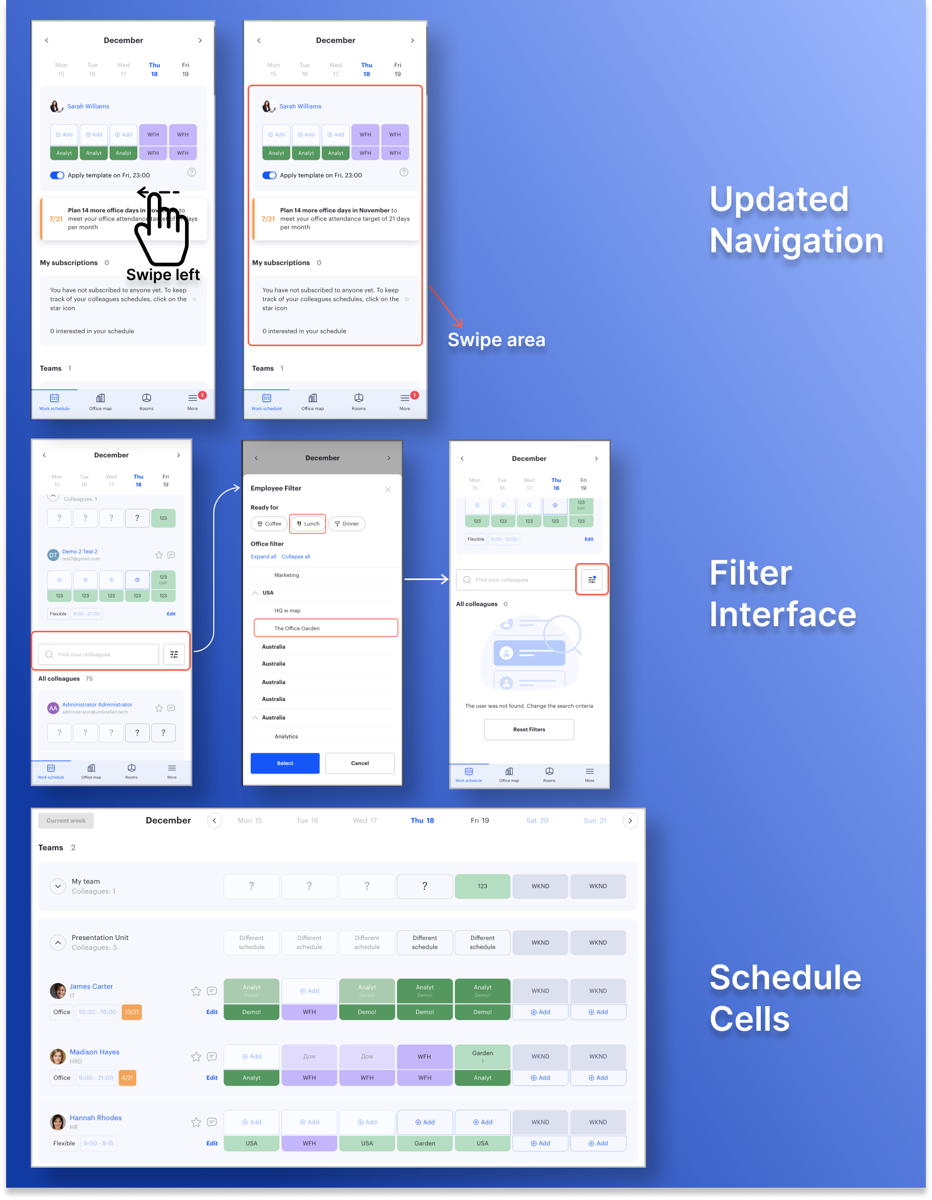 Updated UI of UnSpot mobile app | UnSpot